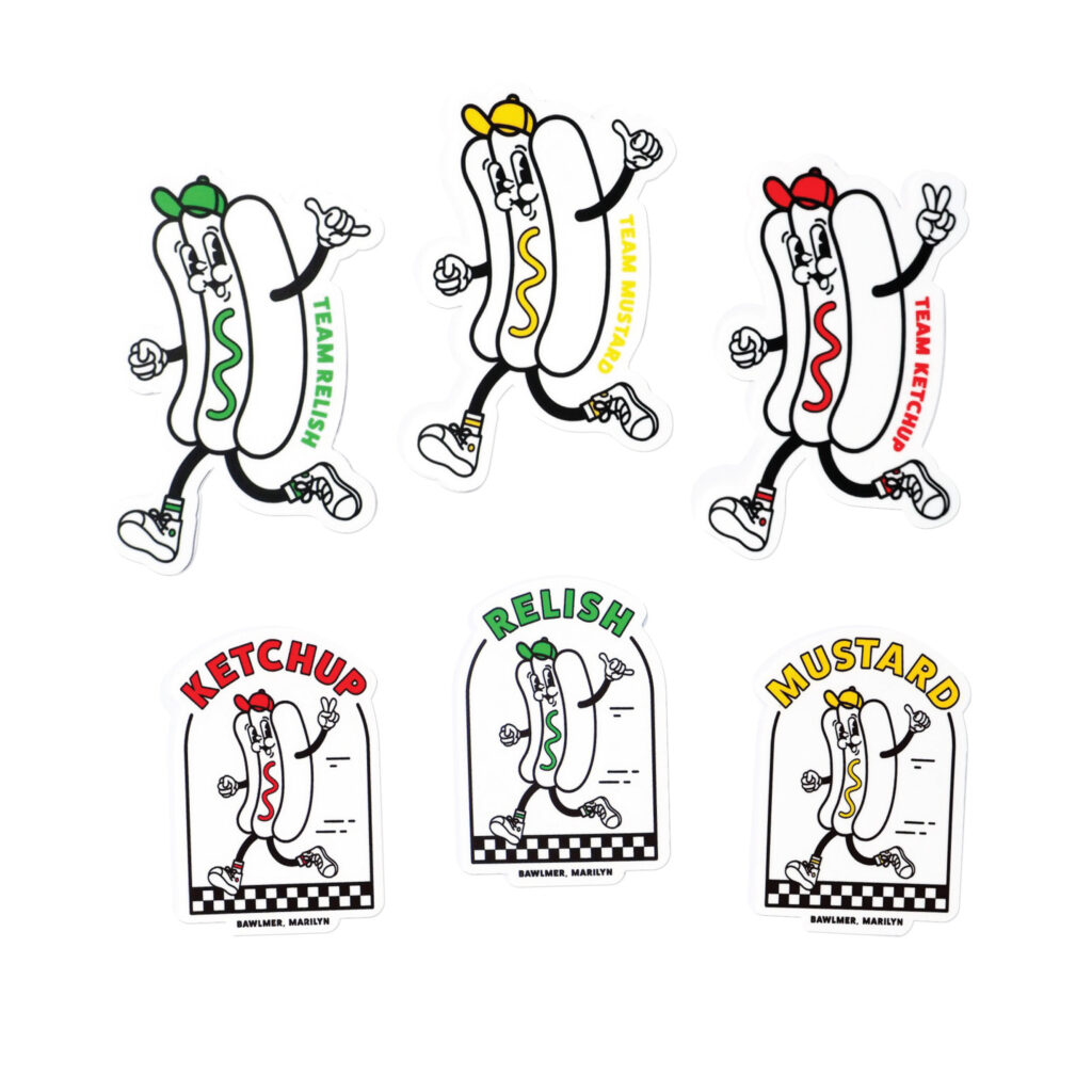 Hot Dog Stickers → Makemore